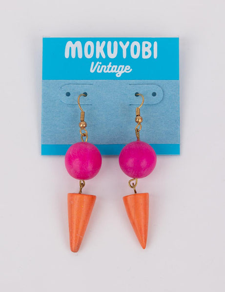 Sunset Figure Vintage Earrings – Mokuyobi