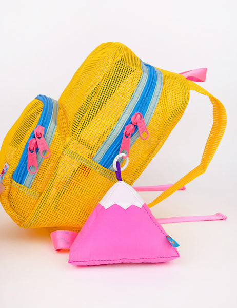 Light Pink Mountain Keychain Charm – Mokuyobi