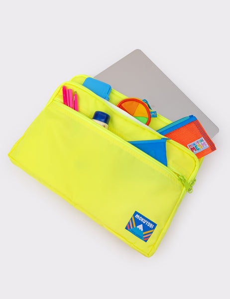 Neon Yellow 15/16" Laptop Case – Mokuyobi