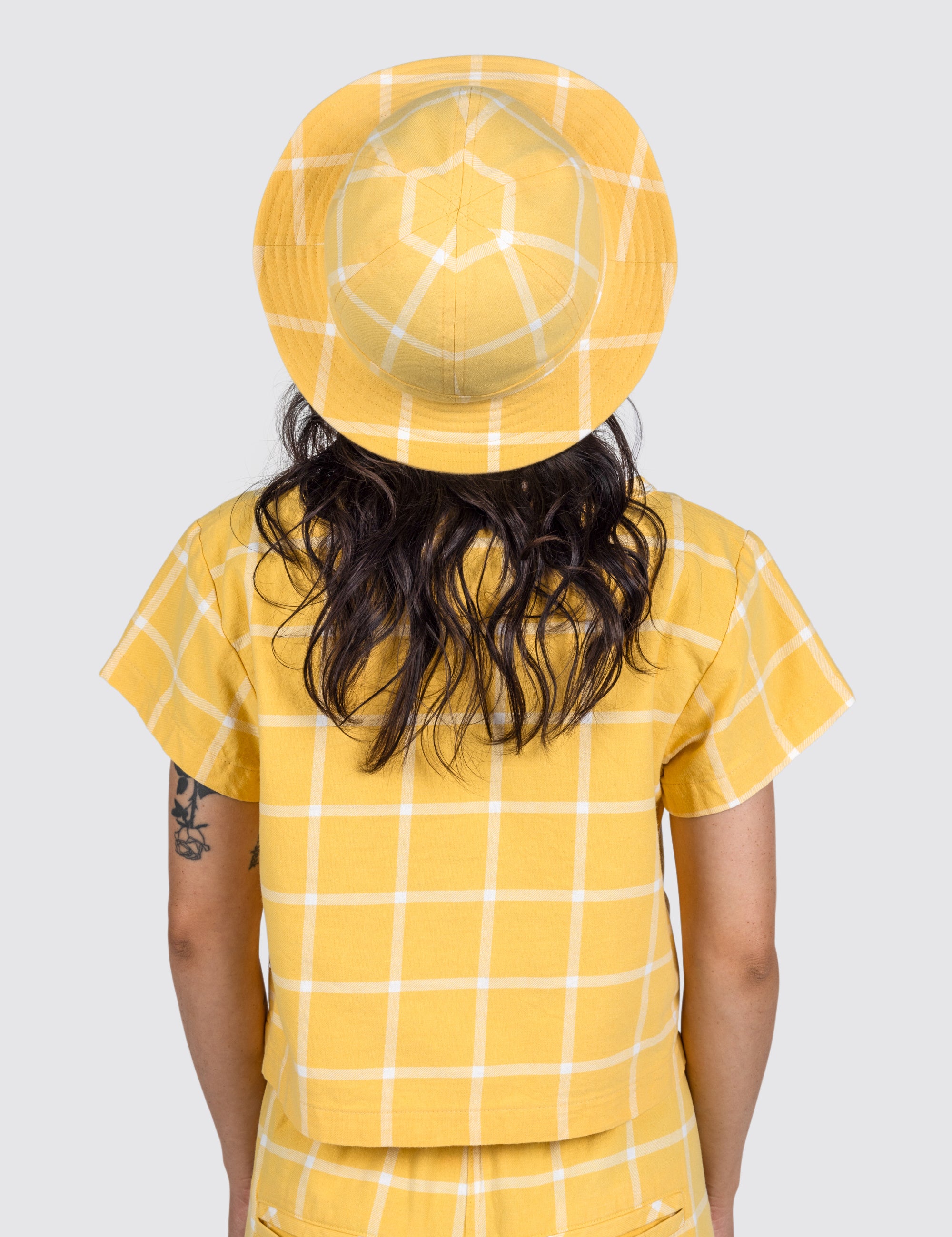 Banana Grid Bob Hat – Mokuyobi