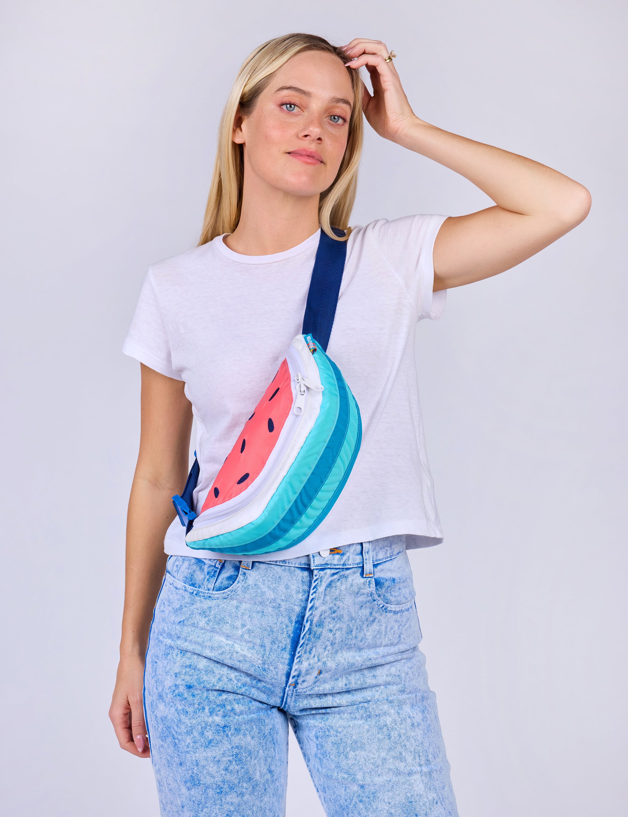 Blue Watermelon Slice Sling – Mokuyobi