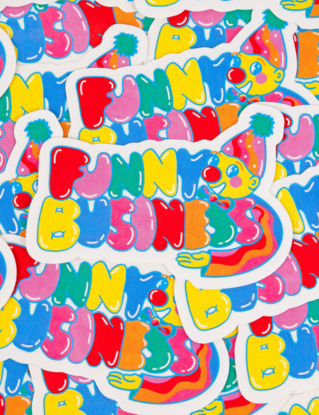 Funny Business Sticker – Mokuyobi