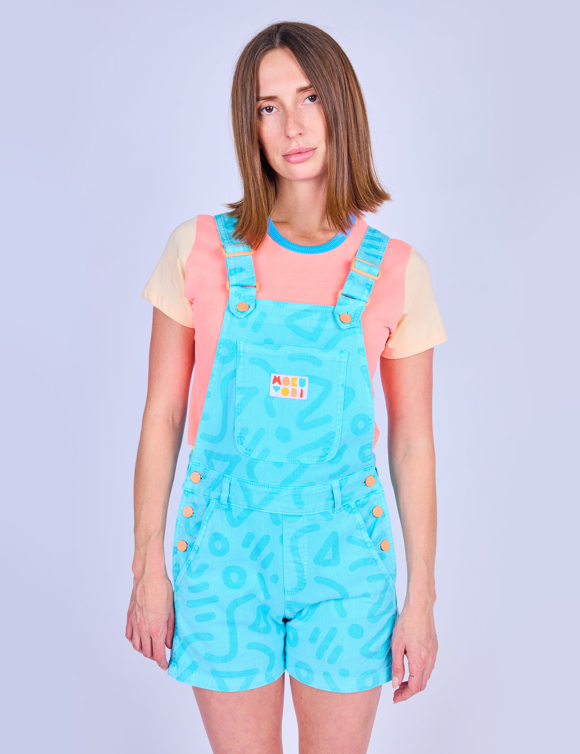 Pool Zap Overall Shorts – Mokuyobi