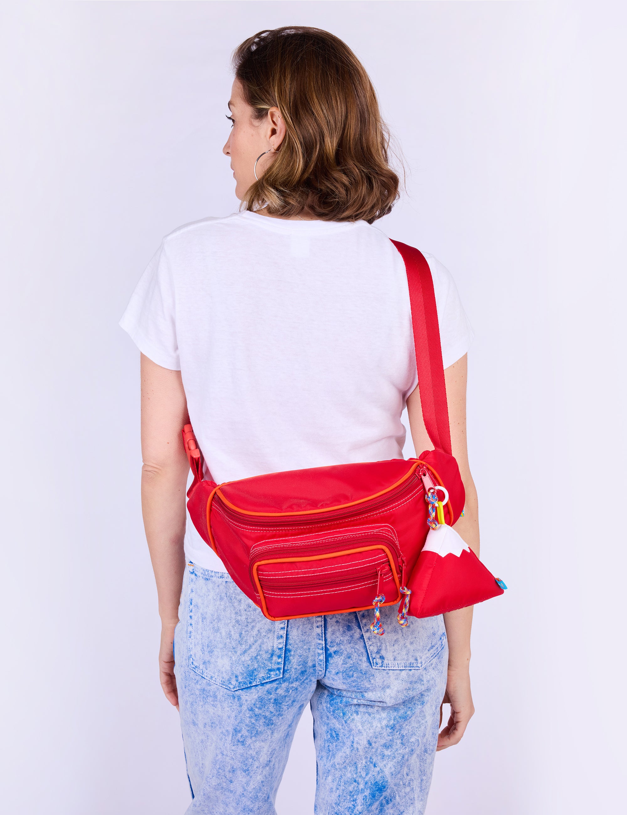 Red Fanny Pack Sling – Mokuyobi