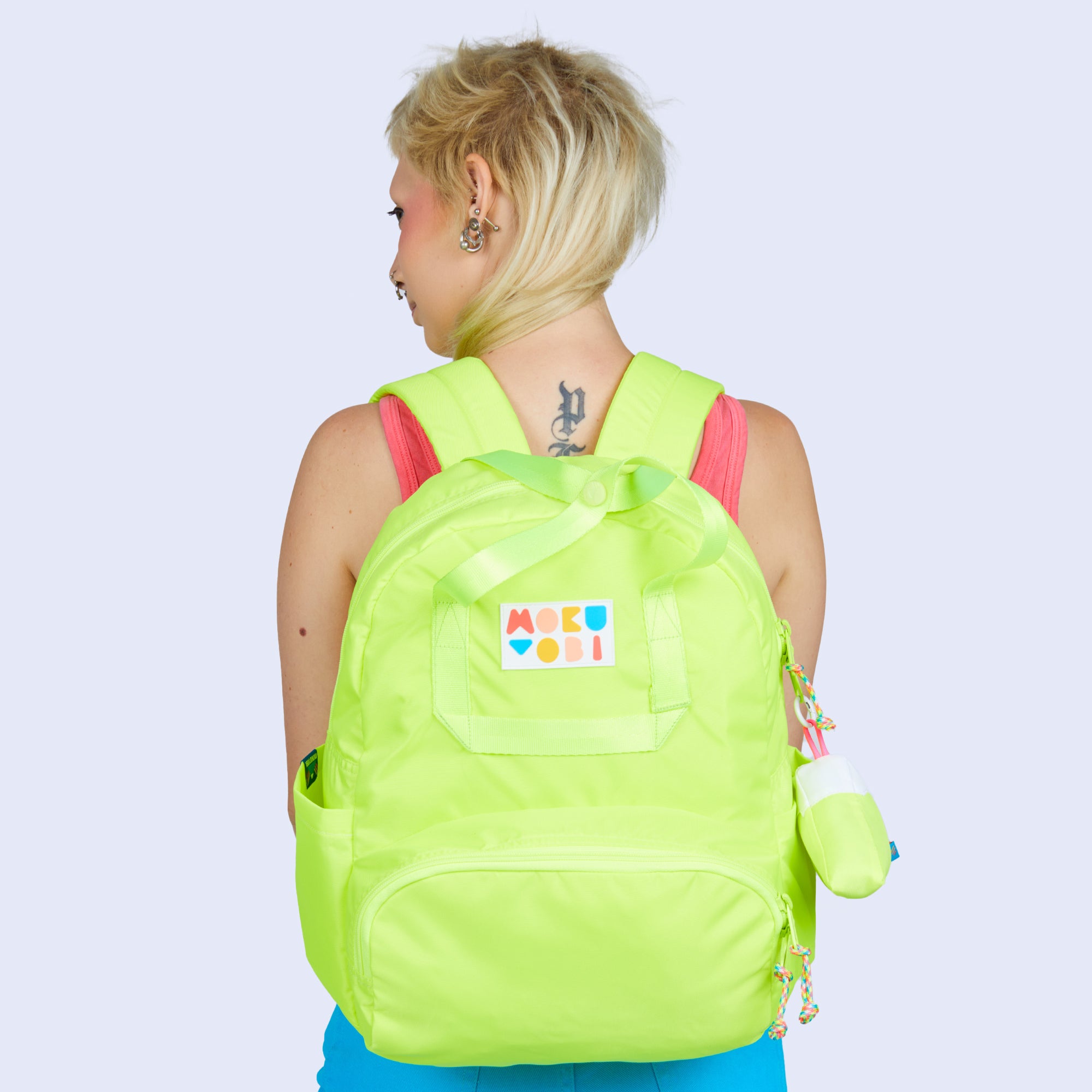 Neon Yellow Atlas Backpack – Mokuyobi