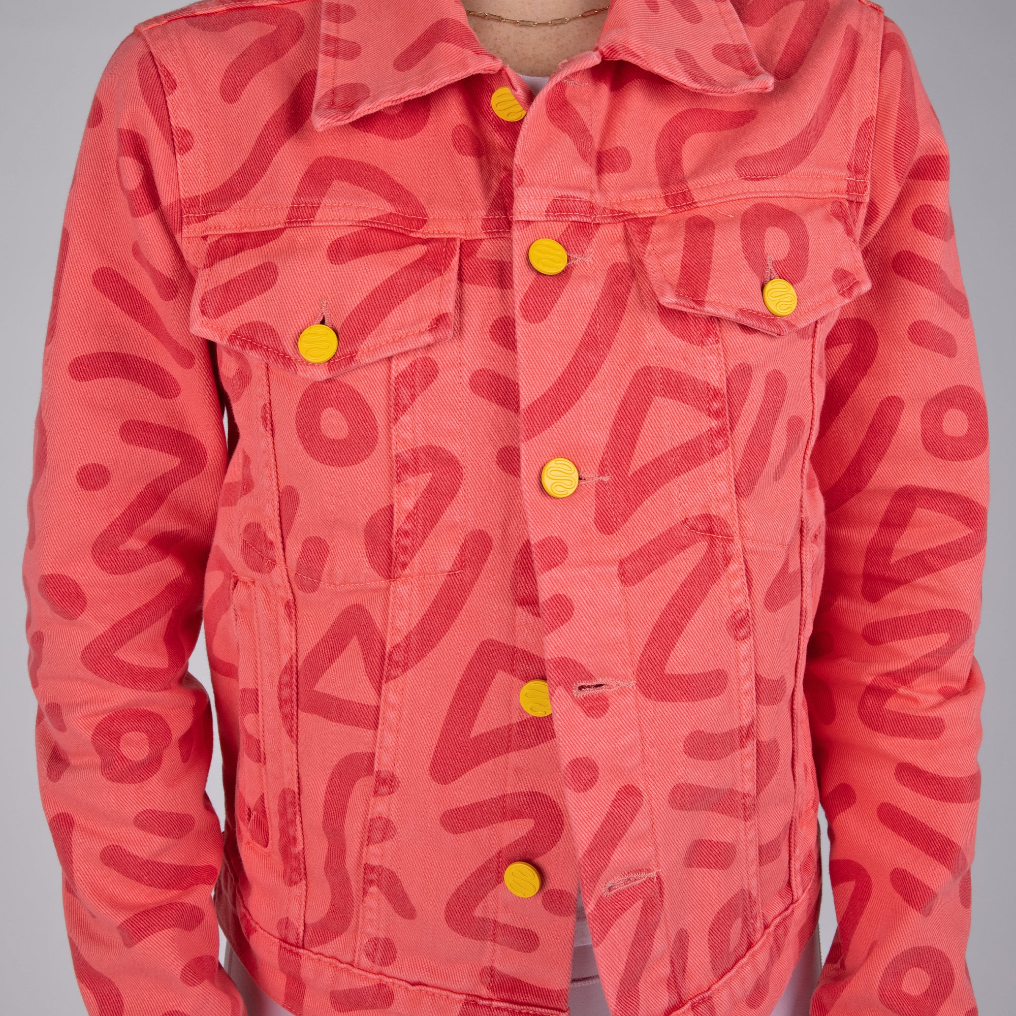 Watermelon Zap Denim Jacket – Mokuyobi